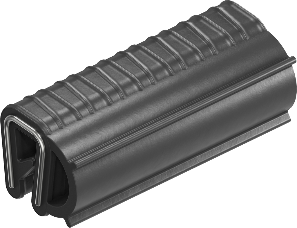 Sealing profile, self-clamping, Foam rubber EPDM; clamping profile EPDM ...